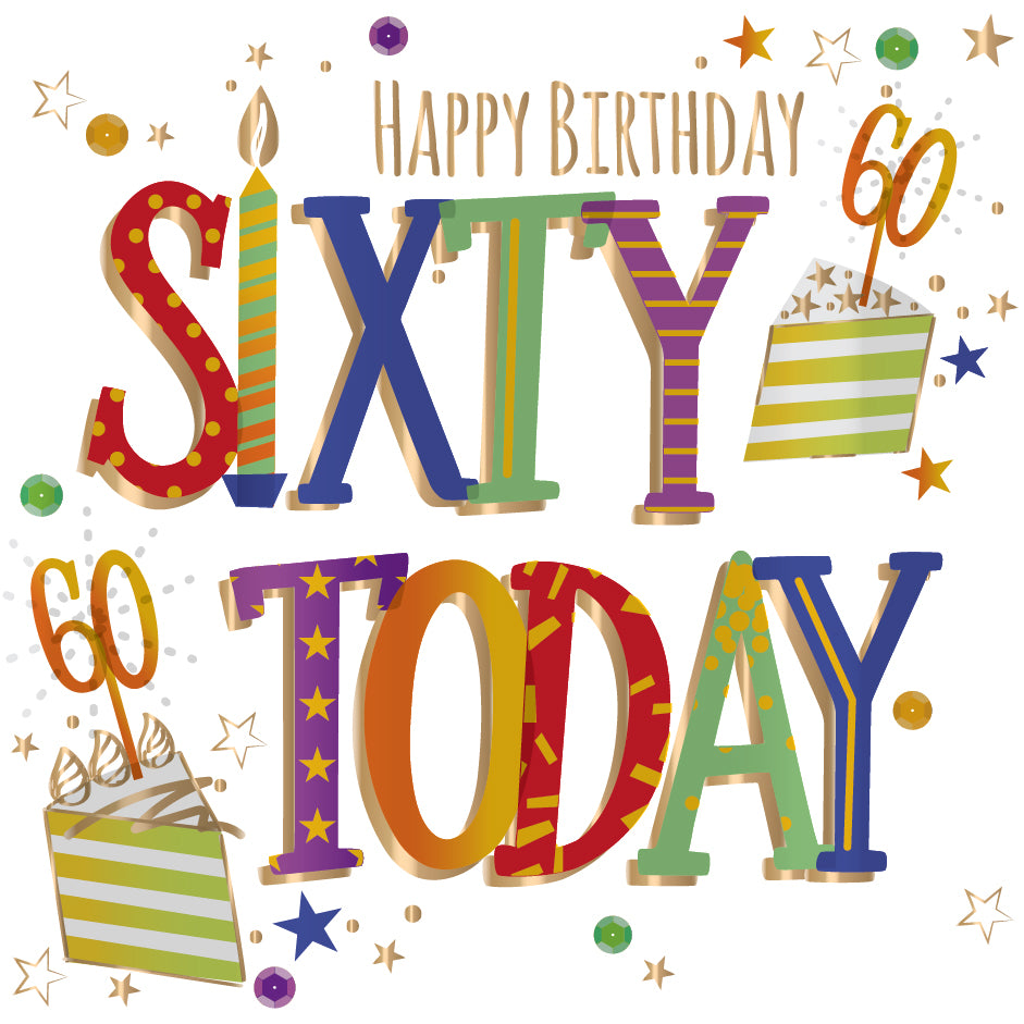 Card Birthday 60 Today – PAPERWORKS SINGAPORE
